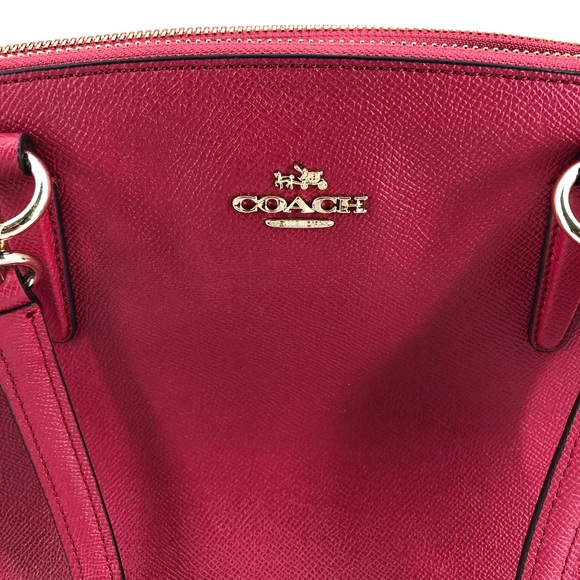 Coach | Bags | Coach Christie Bright Pink Carryall Satchel Bag | Poshmark